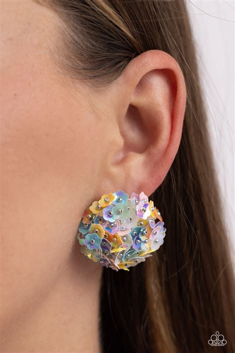 Corsage Character Multi Paparazzi Earrings Jewelryblingthing