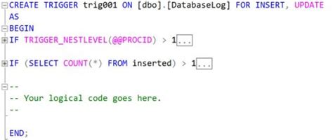 sql server how to avoid triggers for multiple row