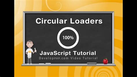 circular progress loader canvas javascript programming tutorial youtube