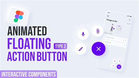 floating action button animation in figma interactive components