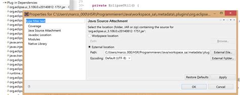 java error this element has no attached source and the javadoc could