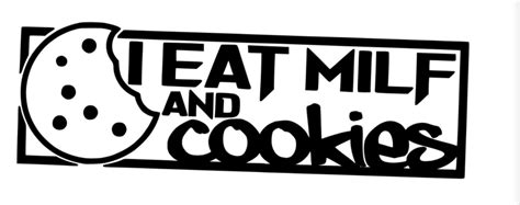 I Eat Milk And Cookies Truck Decal Vinyl Decal Etsy