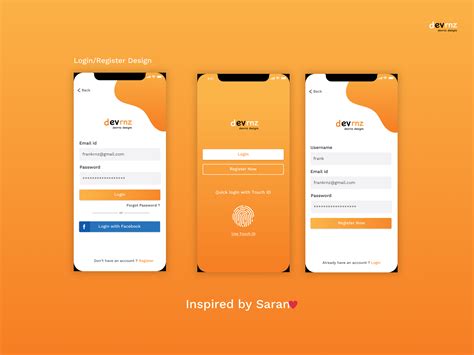 simple basic authentication app designed in flutter