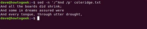 how to use the sed command on linux