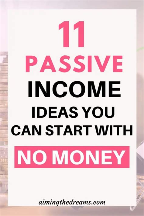 How To Create Passive Income With No Money 10 Ways To Start