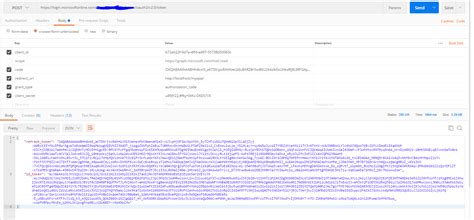 hapi js javascript oauth2 flow for azure ad v2 login does not give an