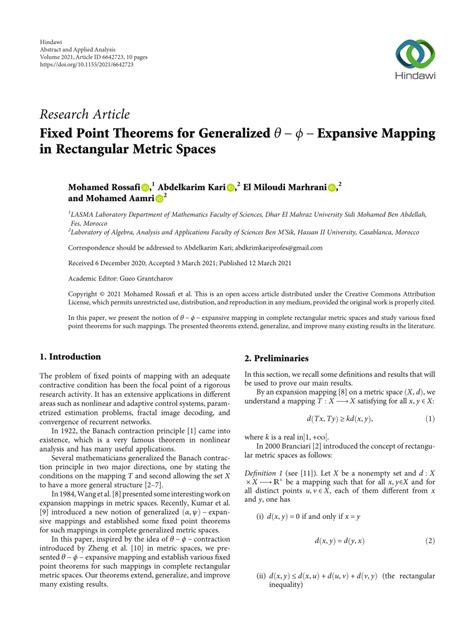 pdf fixed point theorems for generalized θ − ϕ − expansive mapping in