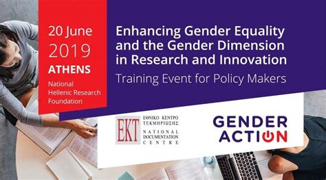 Enhancing Gender Equality And The Gender Dimension In Research And