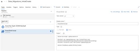 link azure keyvault to azure pipelines via variable