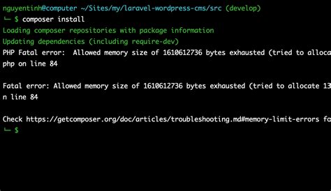 fix lỗi overload composer install composer update