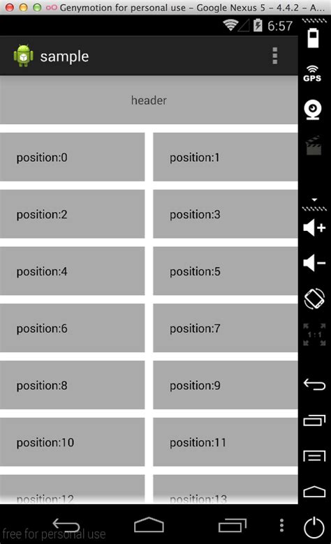 github yinduo527 gridview with header and footer