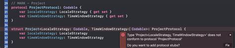 in swift repeated type does not conform to protocol after