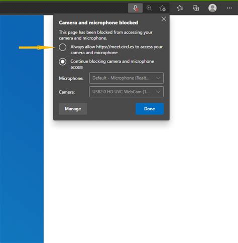 Enable Mic In Microsoft Edge