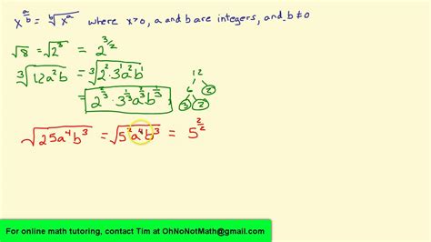 converting from radical to exponential form youtube