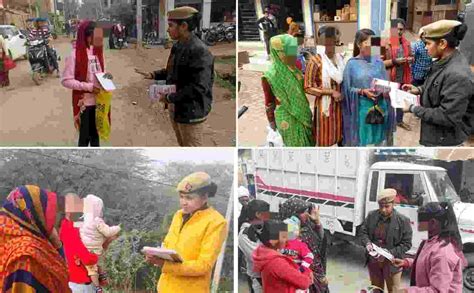 उत्तर प्रदेश मिशन शक्ति अभियान फेज Iv के तहत विभिन्न स्थानों पर जाकर