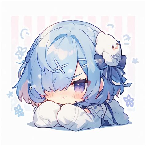Sticker De Anime Lindo Sticker De Anime Kawaii Sticker De Anime Chibi
