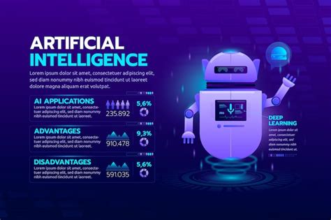 Free Vector Artificial Intelligence Concept Infographic