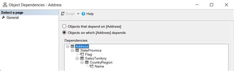 how to review sql object dependencies and rename objects without