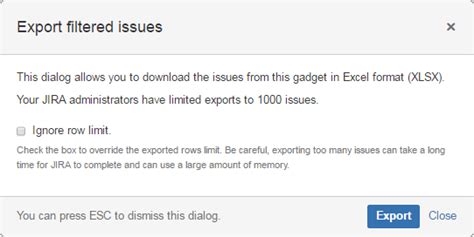 export issues to excel rich filters for jira dashboards 1 7 documentation