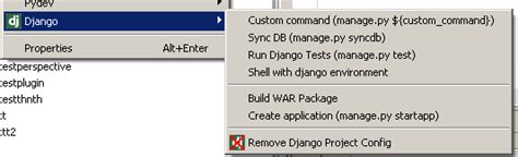 pydev django
