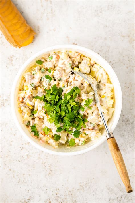Ensalada De Pollo Mexican Chicken Salad The Novice Chef
