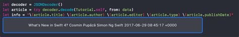 what s new in swift 4 learn by example using xcode 9