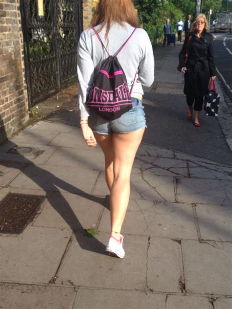 Tiny Shorts Cellulite Plus I Can See Your Ass Girl Was Too Young To
