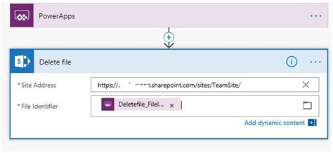 solved deleting an item from sharepoint library power platform community