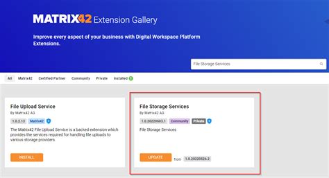 matrix42 file storage services matrix42 self service help center