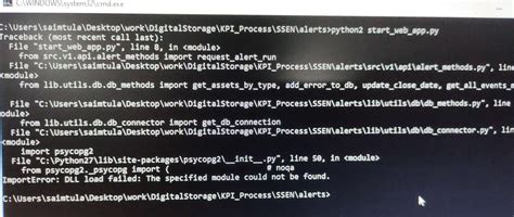 pandas importerror dll load failed the specified module could not