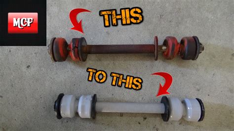 How To Replace Sway Bar Bushings And End Links Youtube