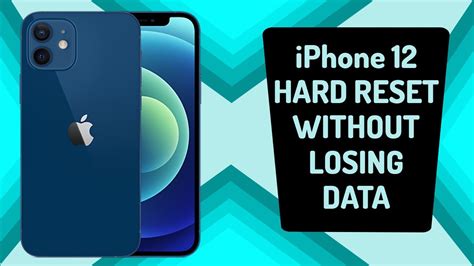How To Hard Reset Iphone 12 Factory Reset Iphone 12 Without Passcode