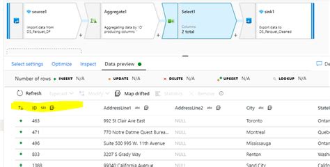 dynamic data flow to separate unique records in azure data factory