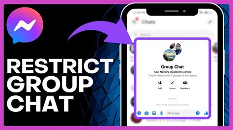 How To Restrict Group Chat In Messenger Easy Tutorial Youtube