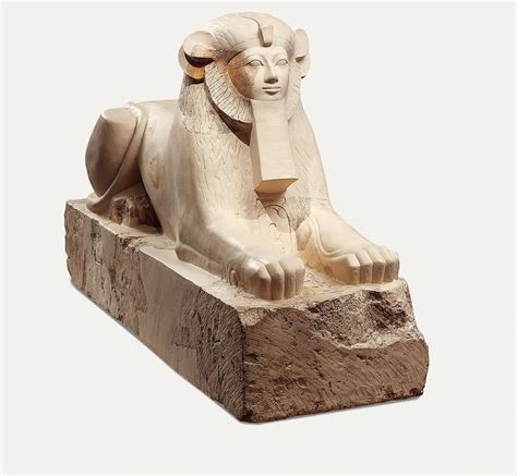 sphinx of hatshepsut new kingdom the metropolitan museum of art