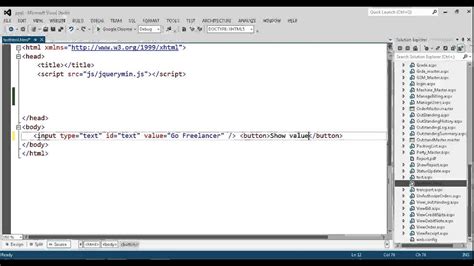 fetching textbox value at button click jquery youtube