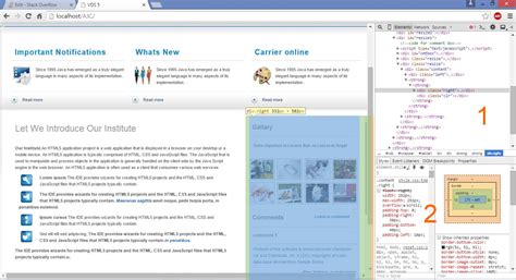 html fix top section of page stack overflow