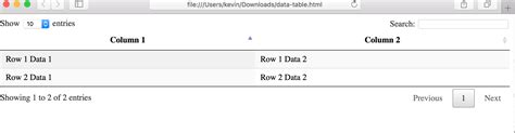 issue with safari browser — datatables forums