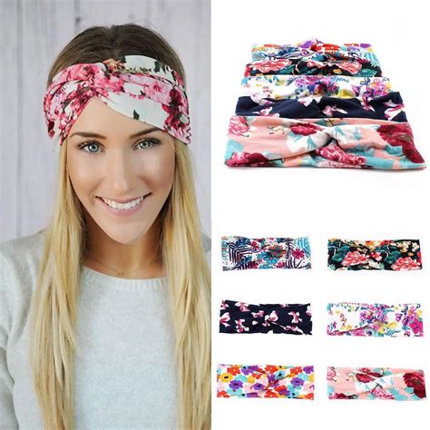 Womens Cute Bow Hairband Turban Knotted Rabbit Hair Band Headband