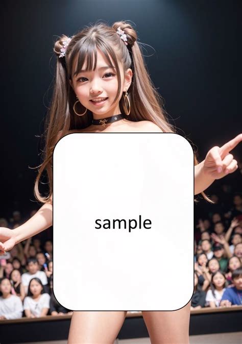 【未使用】b2 サイズ 【 アイドル コンサート 】等身大 風 大判 イラスト ポスター 超大判 Ai【即日発送！】a4 判 L 写真 23
