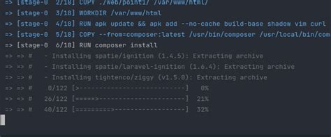 laravel dockerfile and docker desktop isn t working as intended