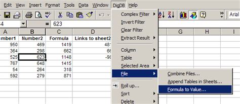 convert range sheet file to value only replace all