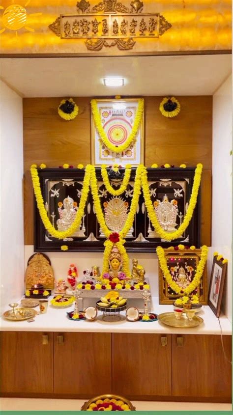 Pin By Megha Manjunath On Lakshmi Pooja Decoration Pooja Room Door