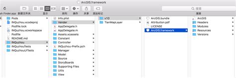 【未解决】xcode中把arcgis framework换成用cocoapods管理 在路上