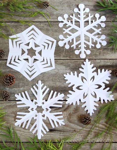 make paper snowflakes 12 best free templates a piece of rainbow