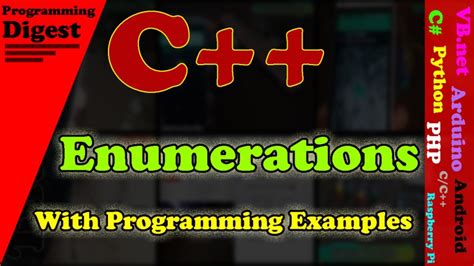 enumerations enum in c with program examples programming digest