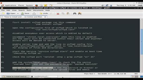 how to install and configure vsftpd in centos and rhel youtube
