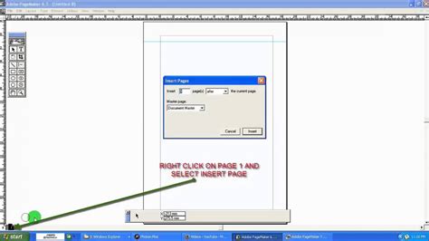 pagemaker tutorial how to set ruler line youtube
