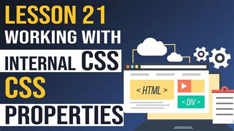 working with internal css css properties html tutorial for