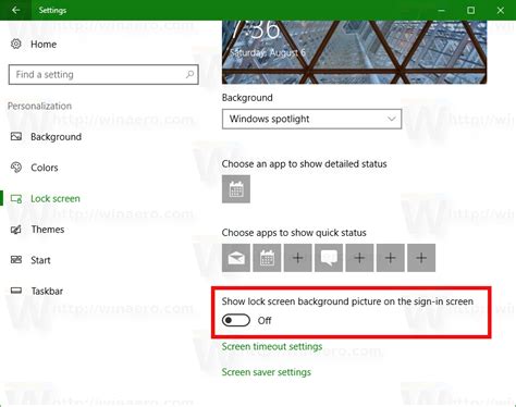 disable logon screen background image in windows 10 anniversary update